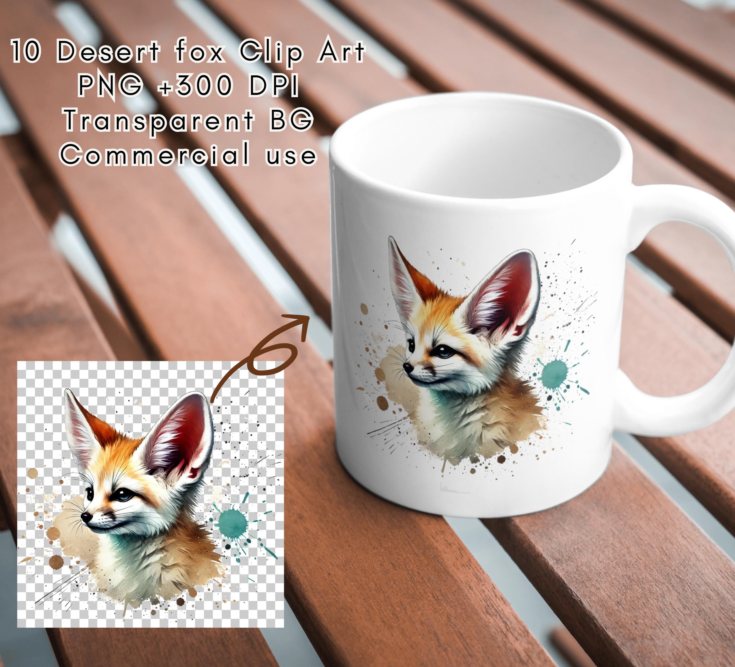 High Quality Desert Fox (fennec) Clipart Bundle With Transparent ...