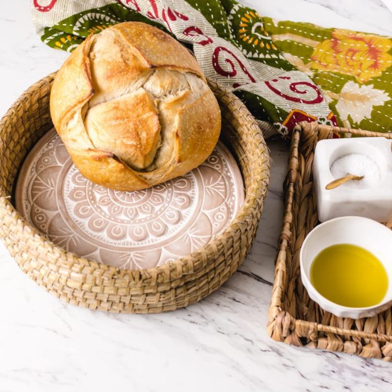 Mandala Bread Warmer Basket - Etsy