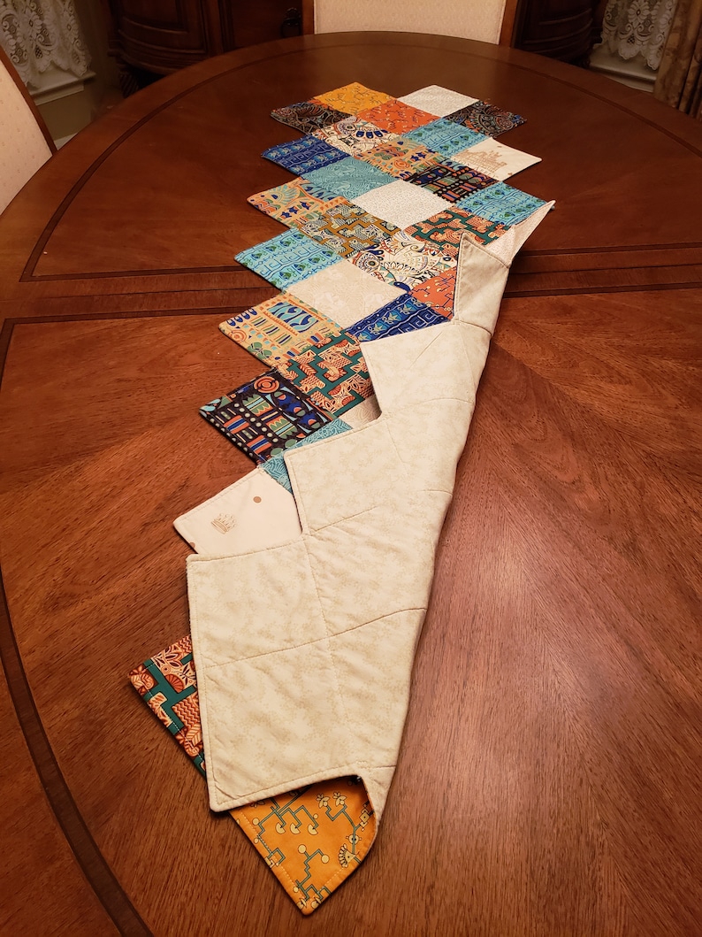 Zig Zag Table Runner - Etsy