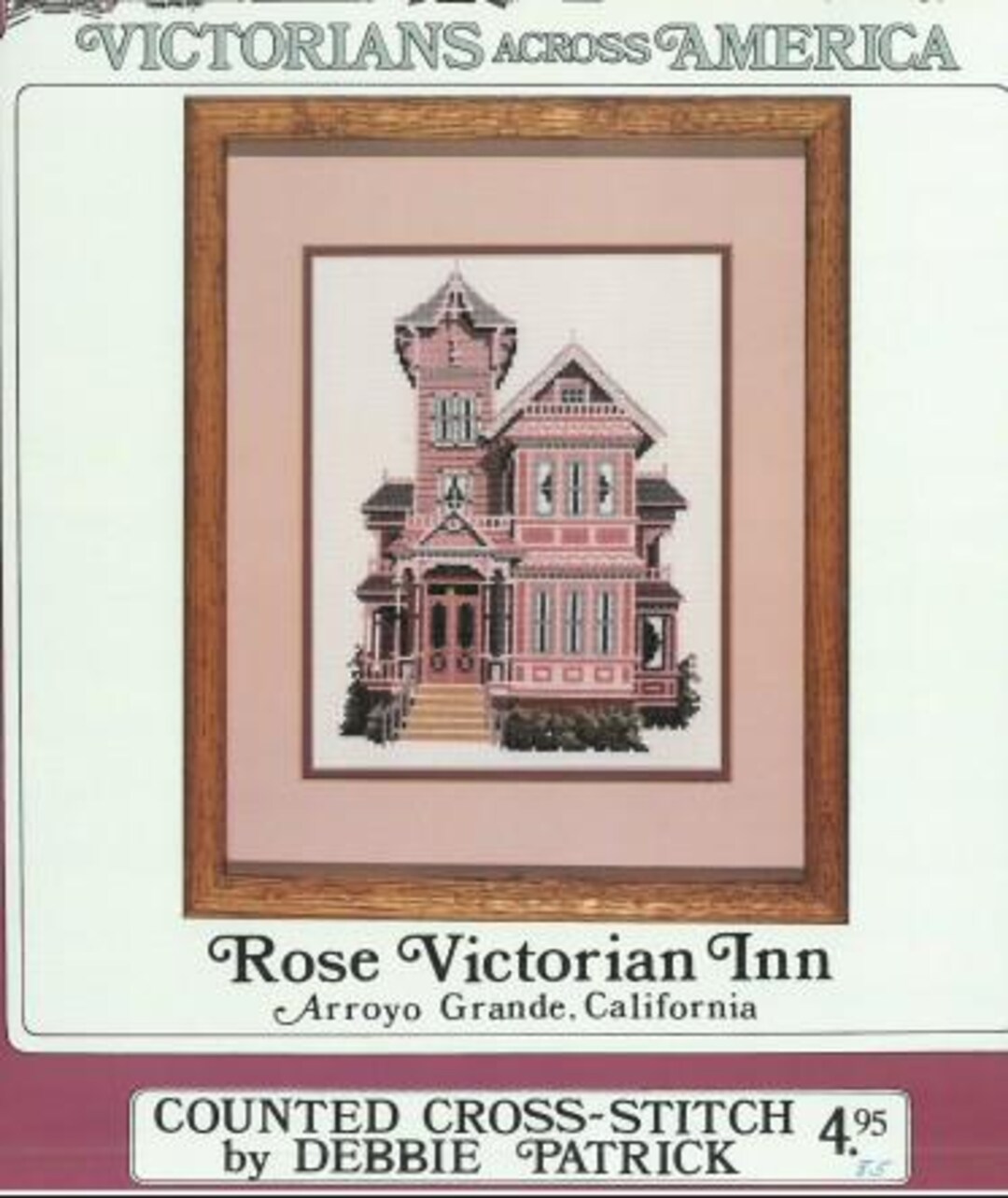 Out of Print Cross Stitch Pattern Rose Victorian Inn - Etsy