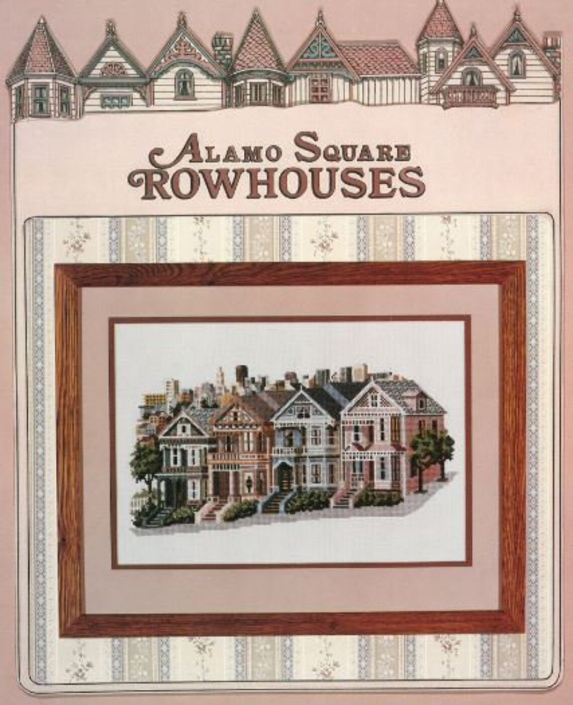 Out of Print Cross Stitch Pattern Alamo Square Rowhouses - Etsy