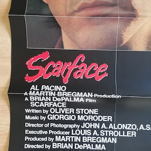 Scarface Original Retro Movie Poster 1983 - Etsy