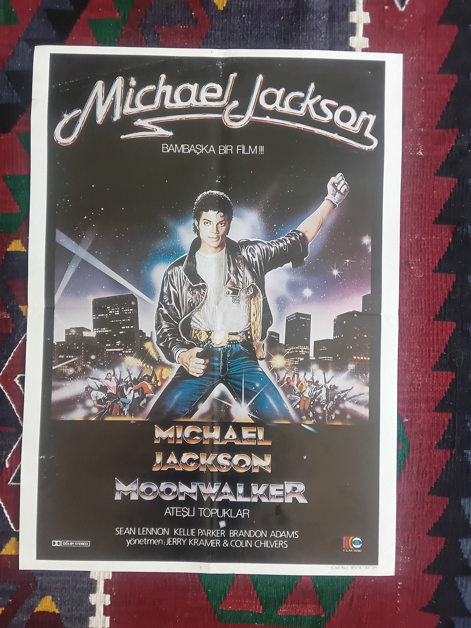 Michael Jackson Moonwalker Original Retro Movie Poster 1988 - Etsy