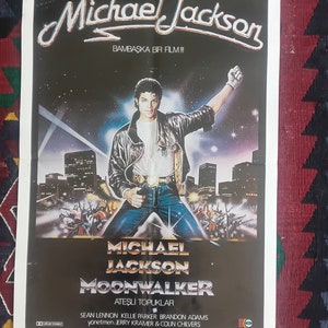 Michael Jackson Moonwalker Original Retro Movie Poster 1988 - Etsy