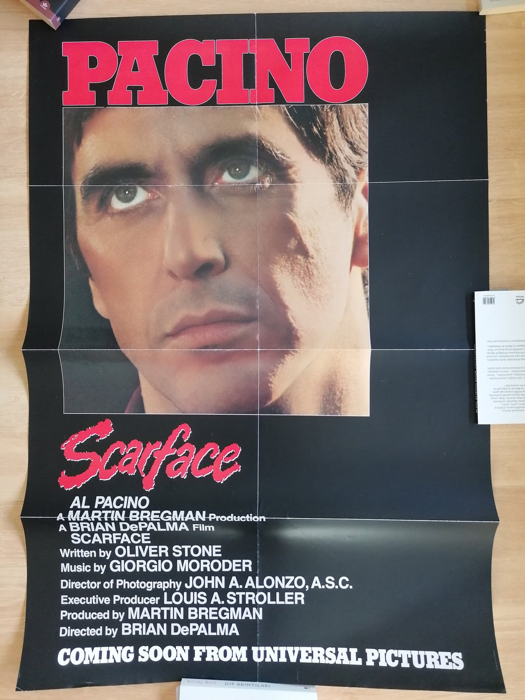Scarface Original Retro Movie Poster 1983 - Etsy