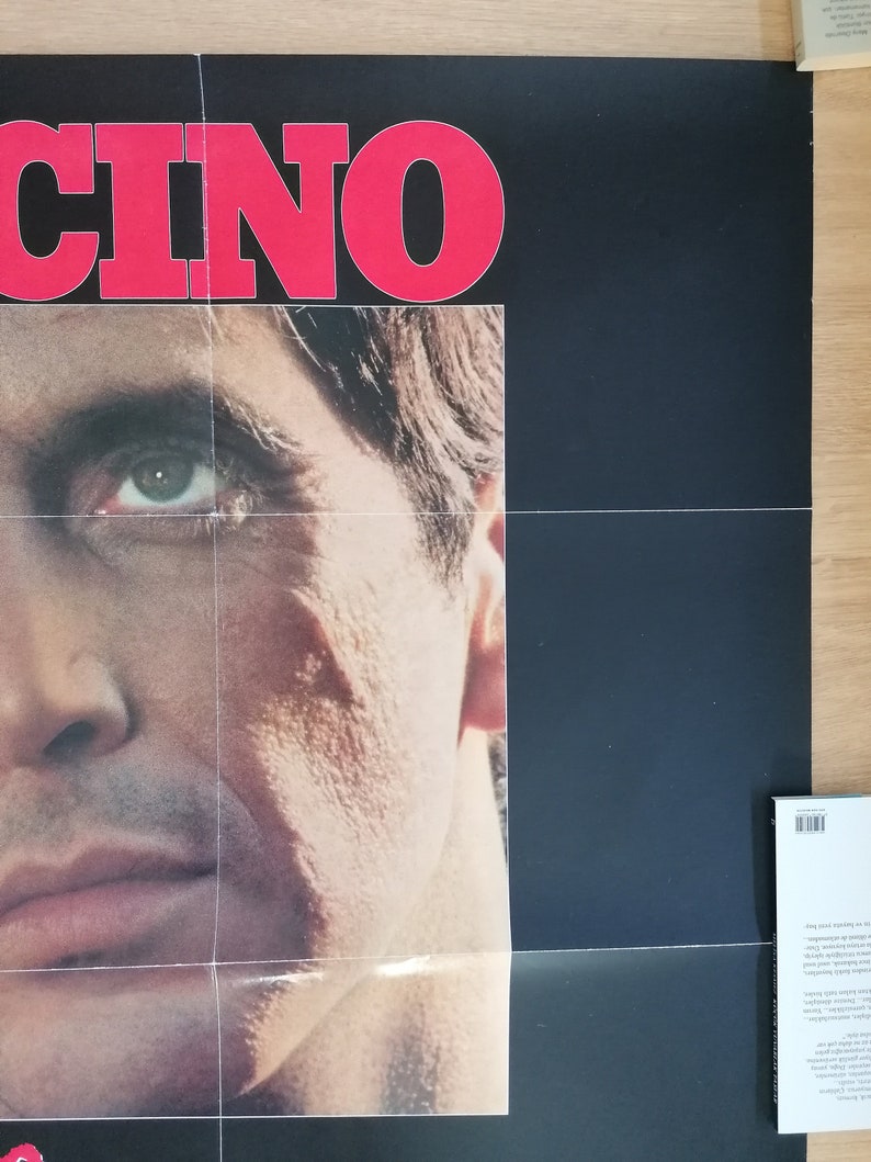 Scarface Original Retro Movie Poster 1983 - Etsy
