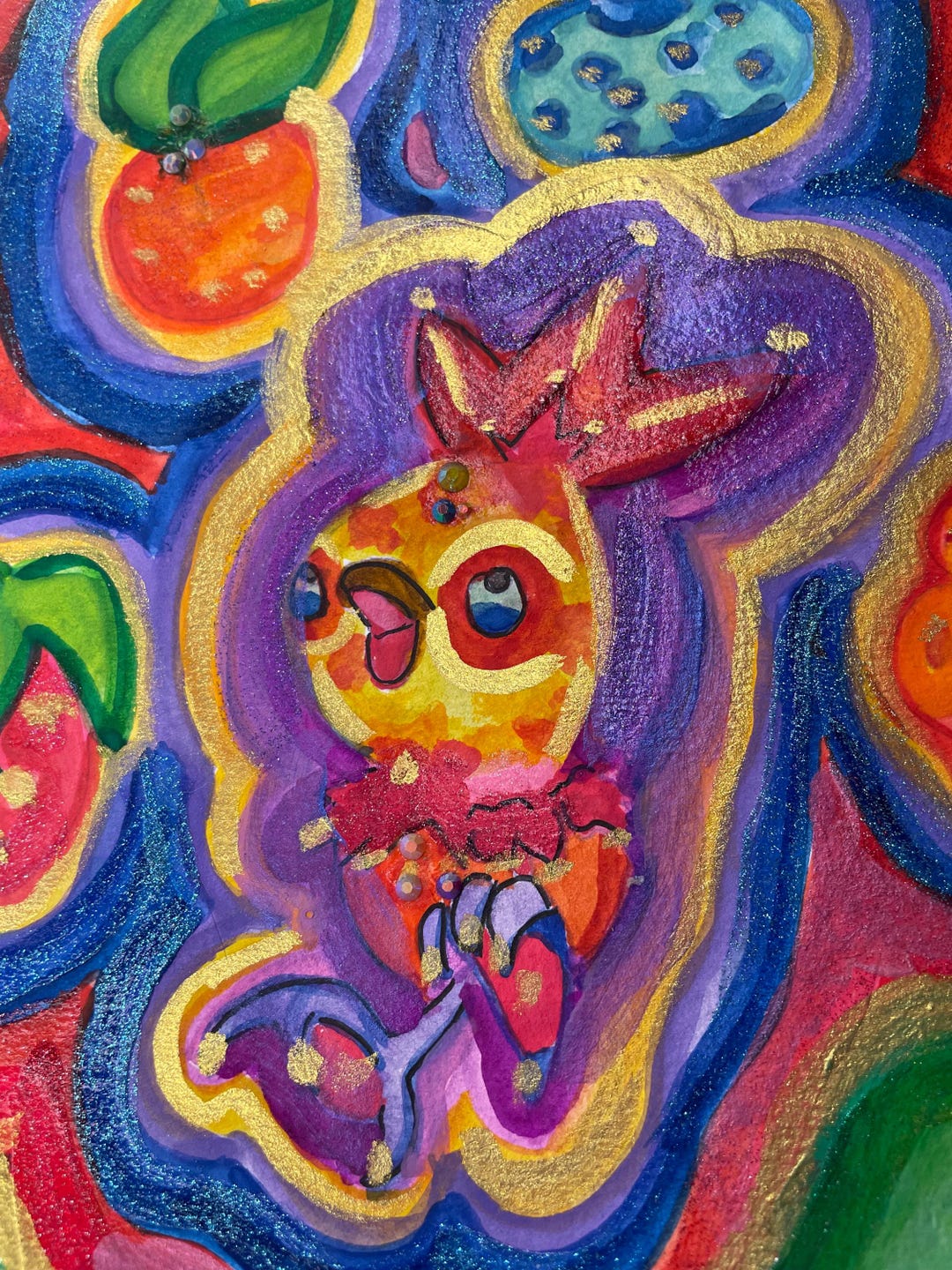 Shimmery Fire Pokemon Torchic Art With Berries Glistening Pokemon fire ...