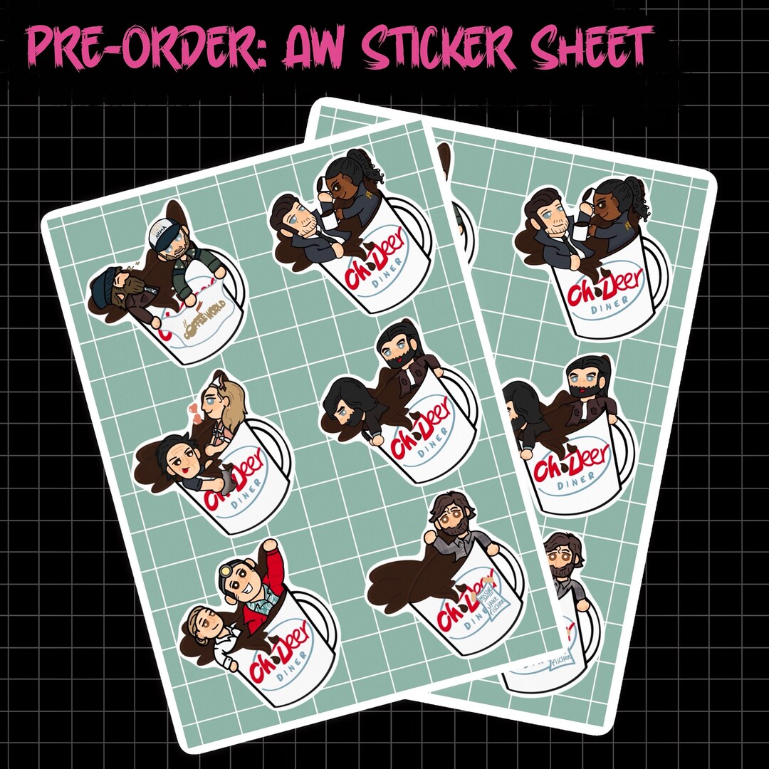 Alan Wake Sticker Sheet PRE-ORDER - Etsy
