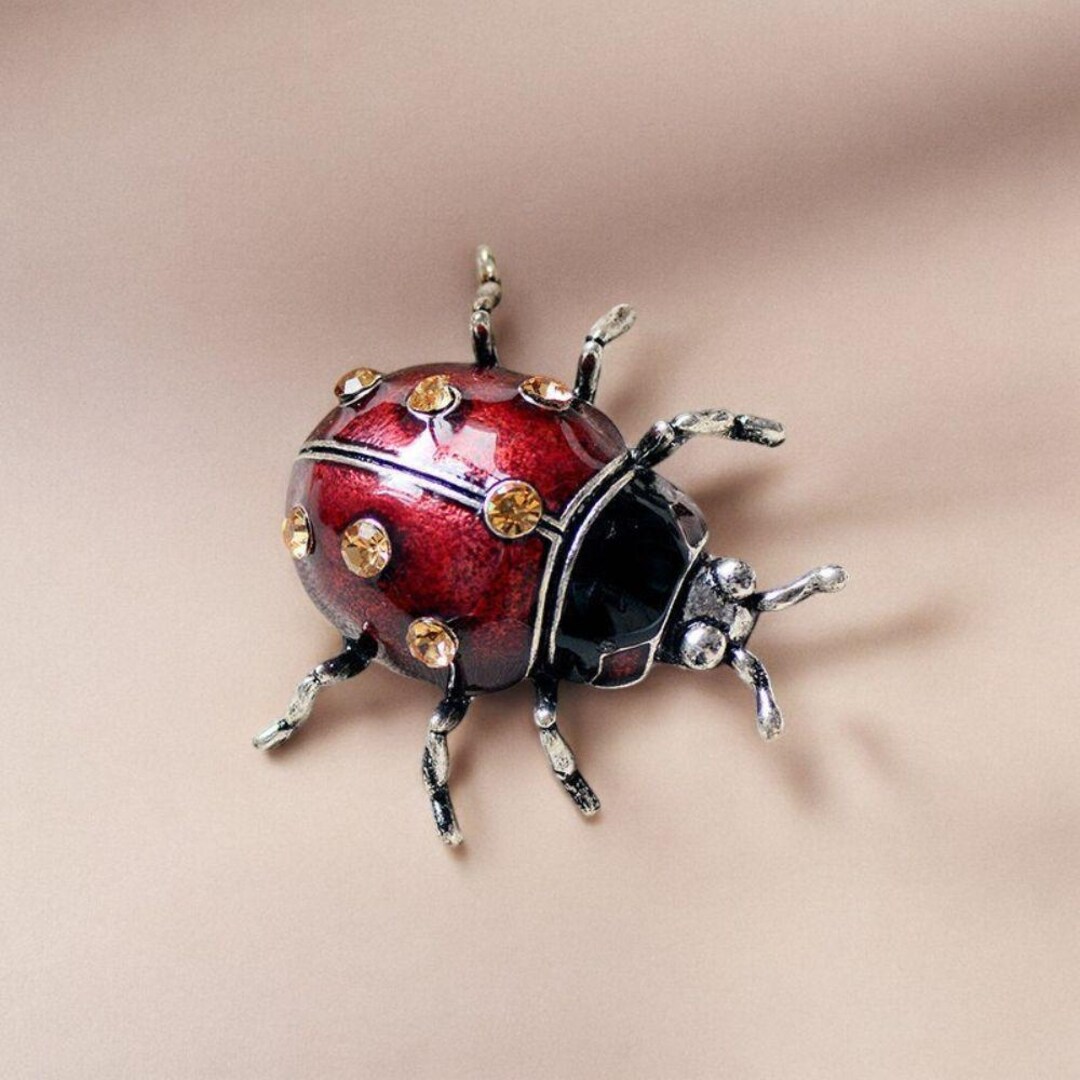Ladybug Brooch | Unique Brooch | Insect Brooch | Enamel Pin ...