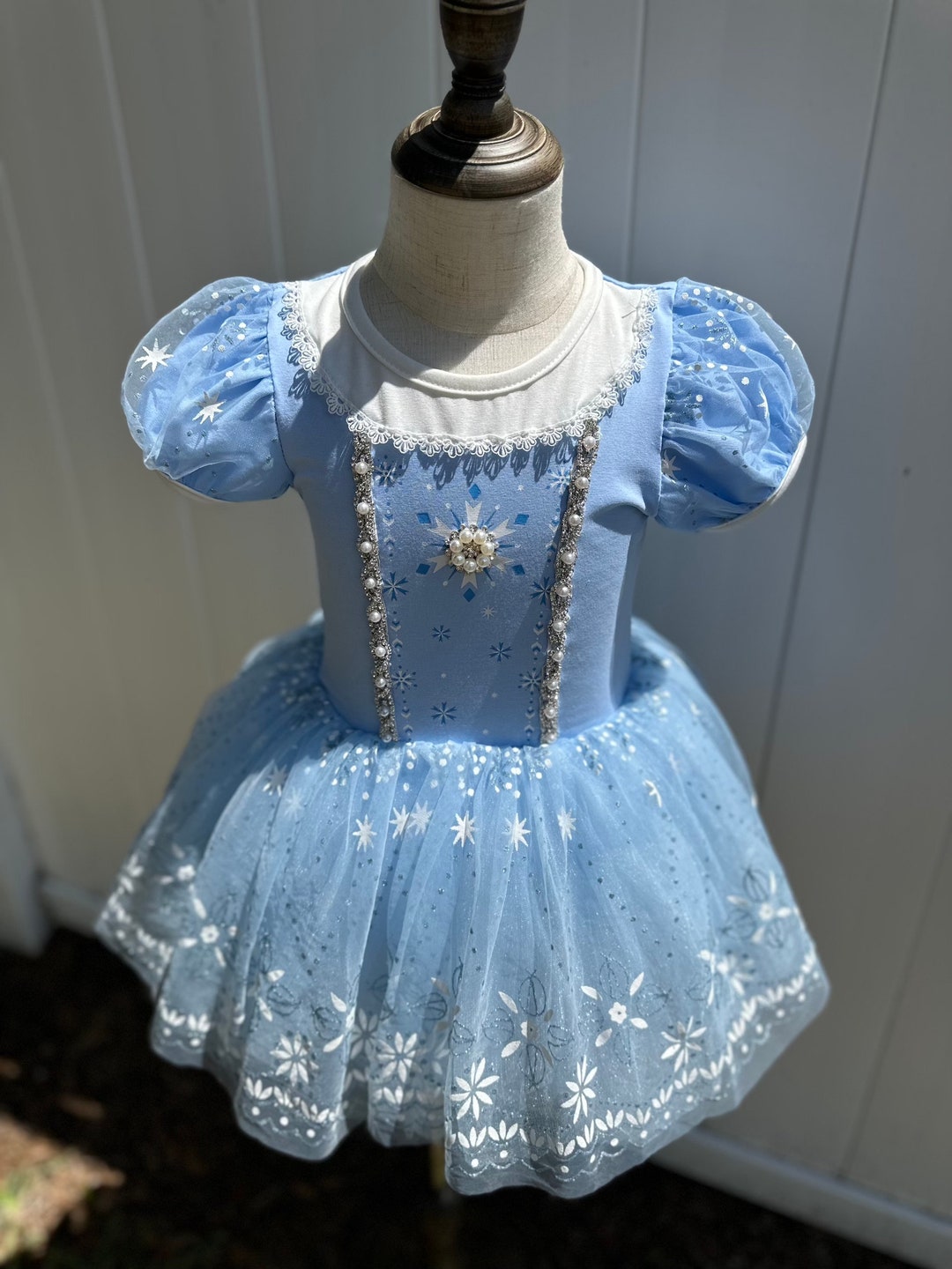 Frosty Snowflake Princess Dress - Etsy