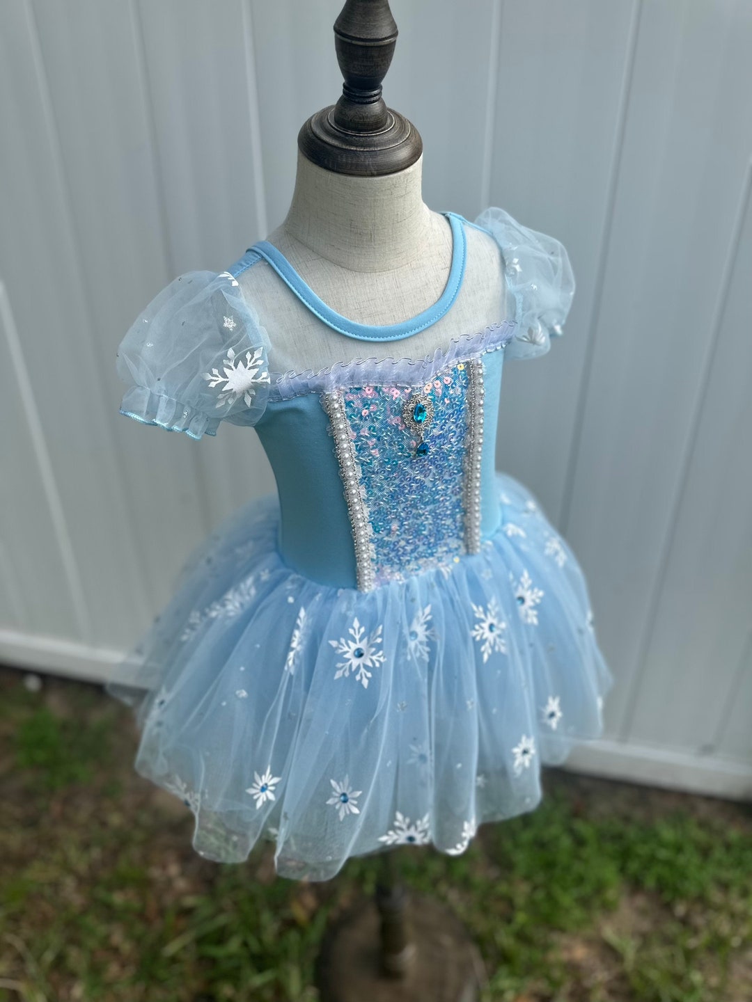 Frozen Inspired Snowflake Tutu Princess Dress - Etsy