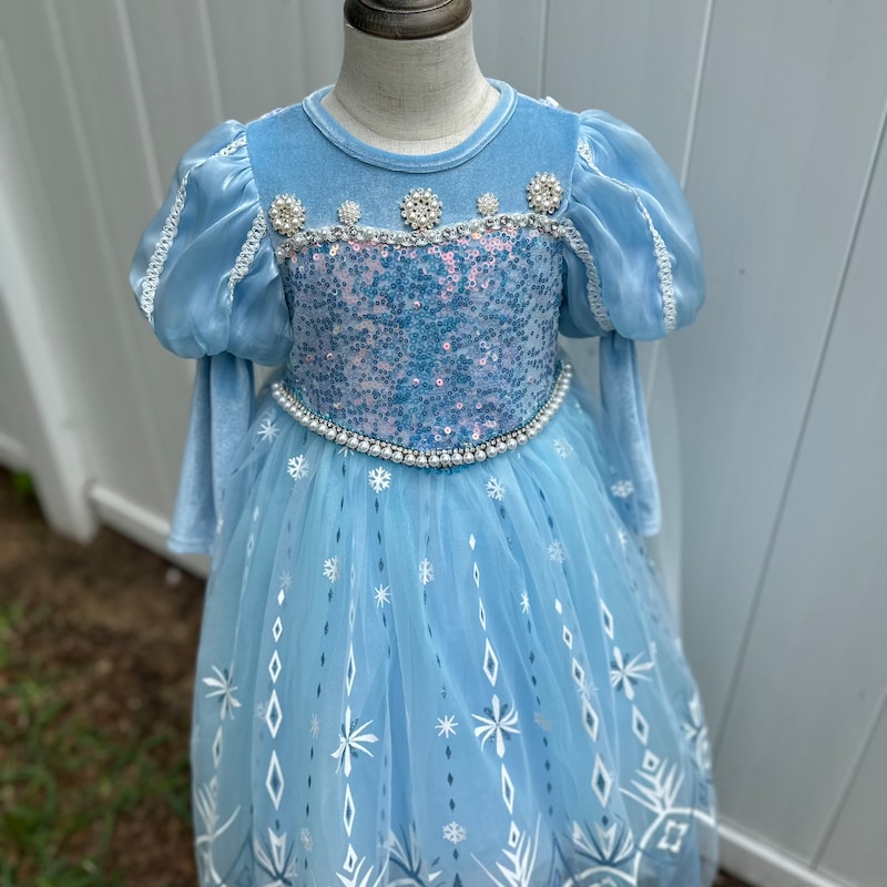 Queen Elsa Dress - Etsy