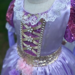 Enchanting Rapunzel-inspired Lilac Princess Dress - Etsy