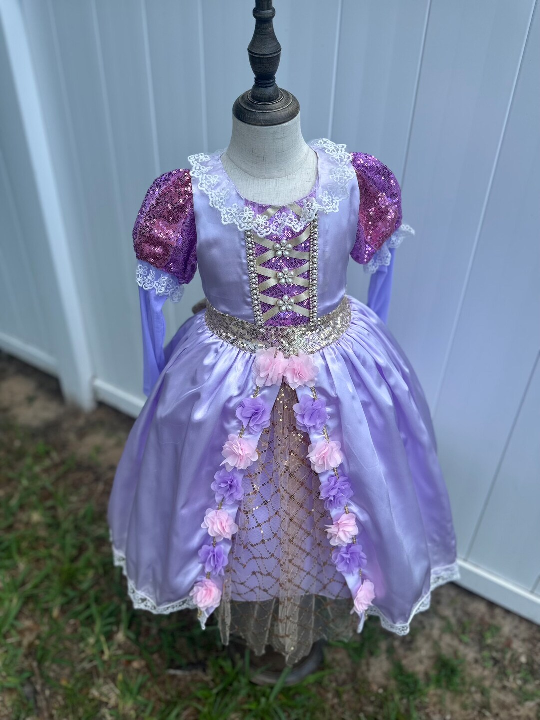 Enchanting Rapunzel-inspired Lilac Princess Dress - Etsy