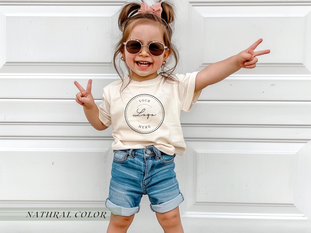 Custom Logo Shirt for Kids, Personalized Business T-shirt, Company Logo ...