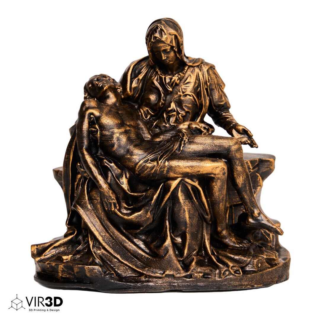 Pietà by Michelangelo, 3D Resin Statue, 15/20 Cm, Classic Replica Made ...