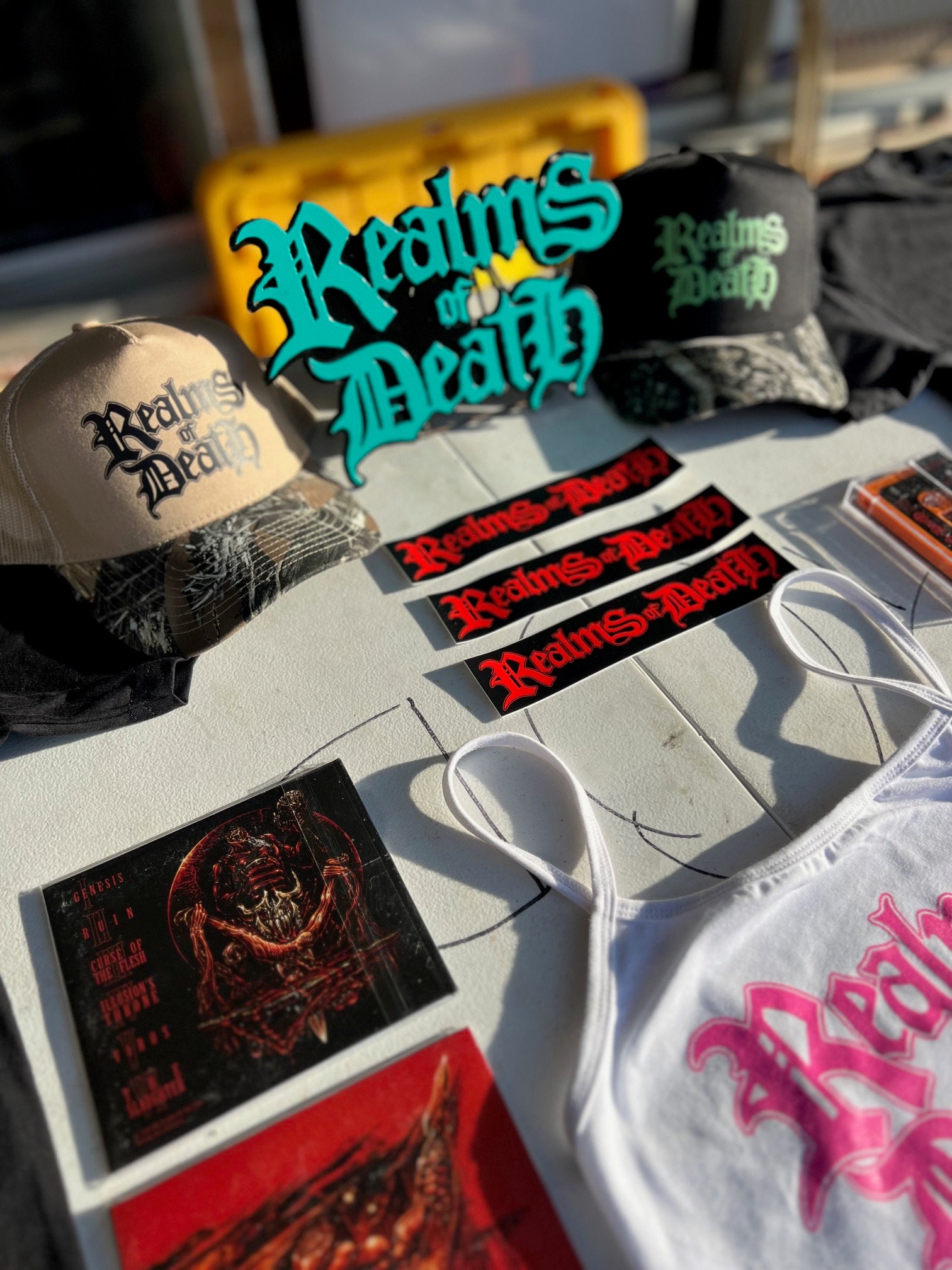 Custom Metal Band Sign | Personalized Merch Table Sign | Unique Band ...