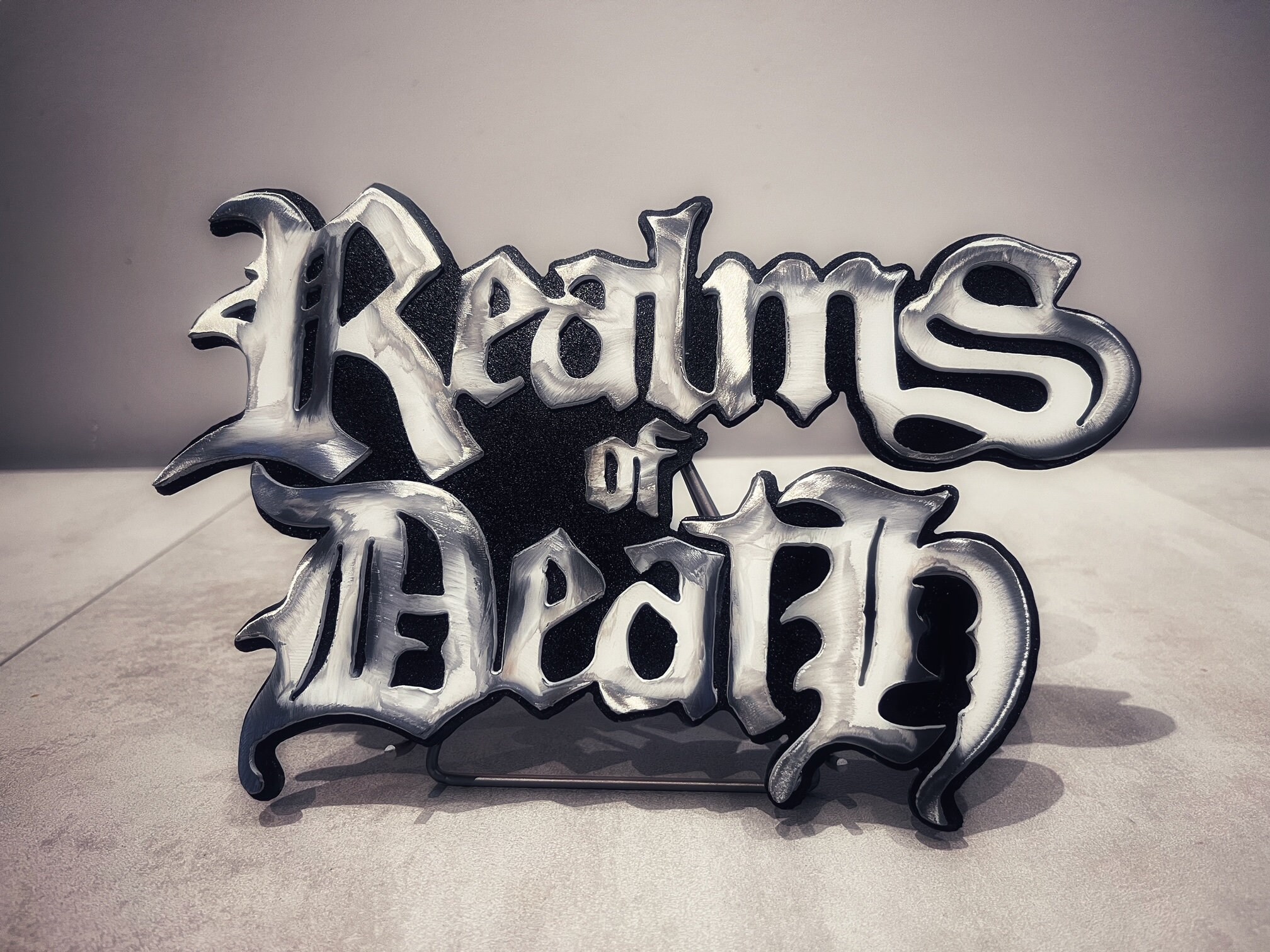 Custom Metal Band Sign | Personalized Merch Table Sign | Unique Band ...