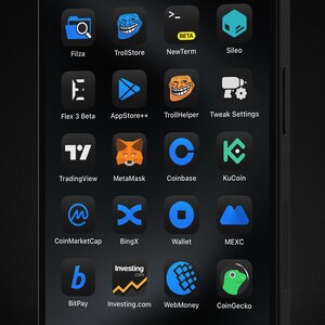 Solstice | 3600+ Icons 1024x1024 HD | IOS 18 | Ios Dark Mode Theme ...