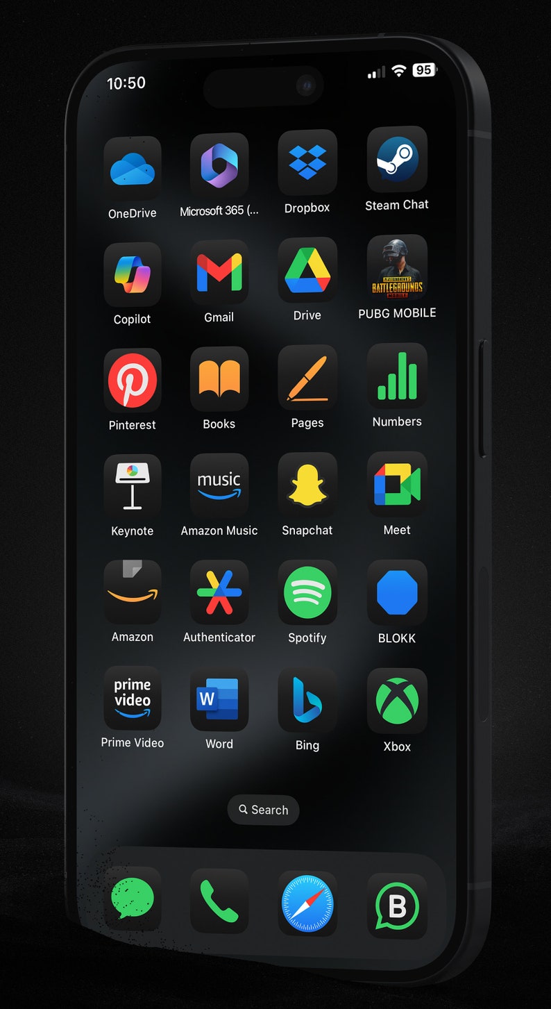Solstice | 3600+ Icons 1024x1024 HD | IOS 18 | Ios Dark Mode Theme ...
