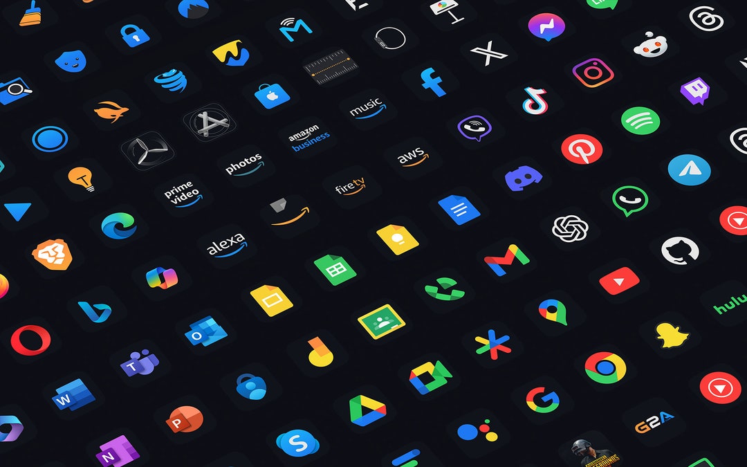 Solstice Midnight Dark Mode | IOS 18 Dark ICONS PACK | Theme | 650+ Icons | 1024x1024 Free Icons ...