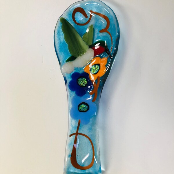 Glass Spoon Rest - Etsy