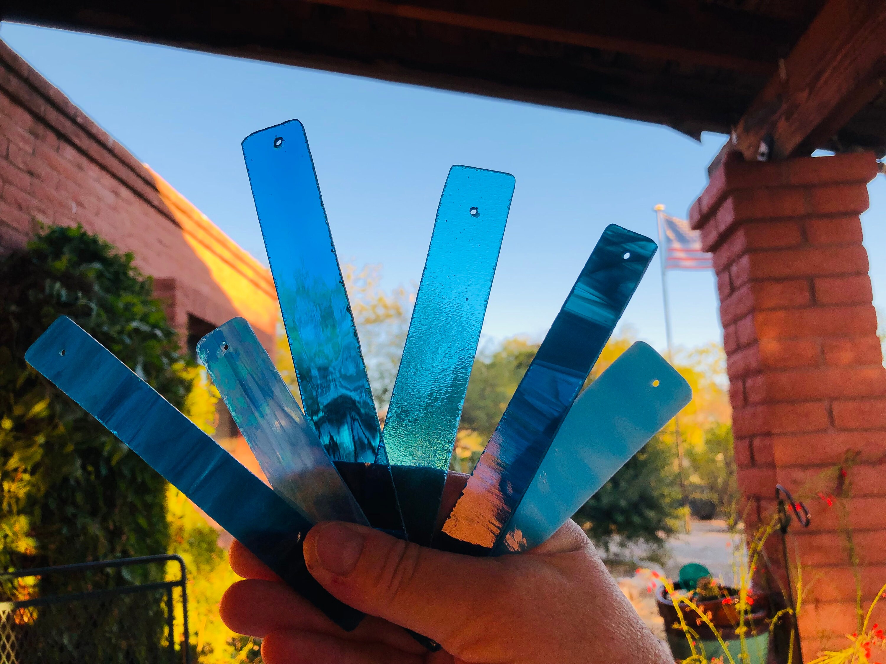 Materials Sculpting & Forming 6-Recycled Glass-Drilled-Sanded Edges ...