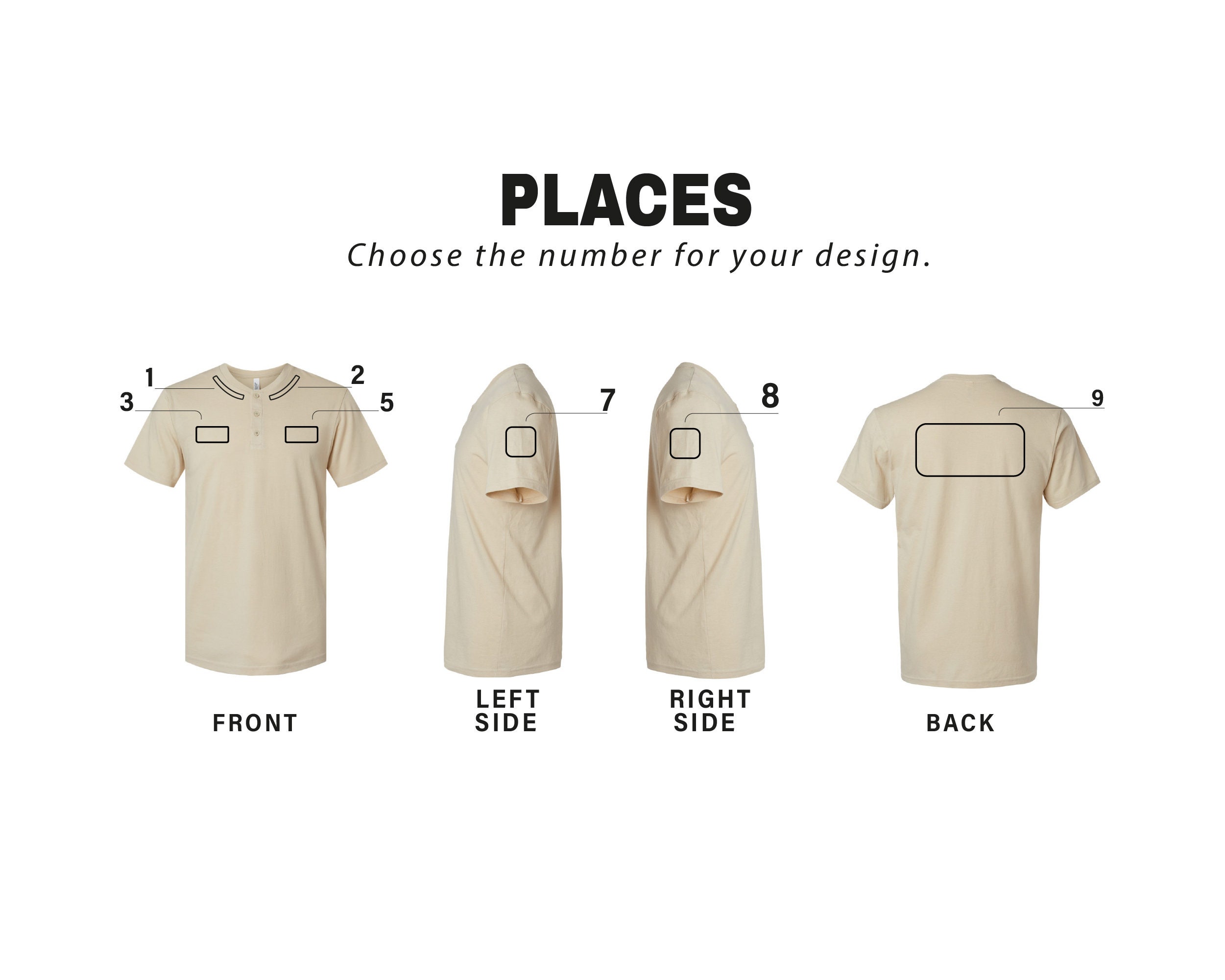 Embroidered Custom Logo Henley T-shirts for Men Personalized Gift - Etsy