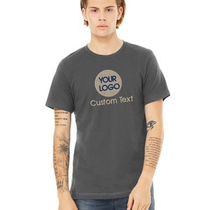Embroidered - Custom Logo T-shirts for Adults - Personalized Gift ...