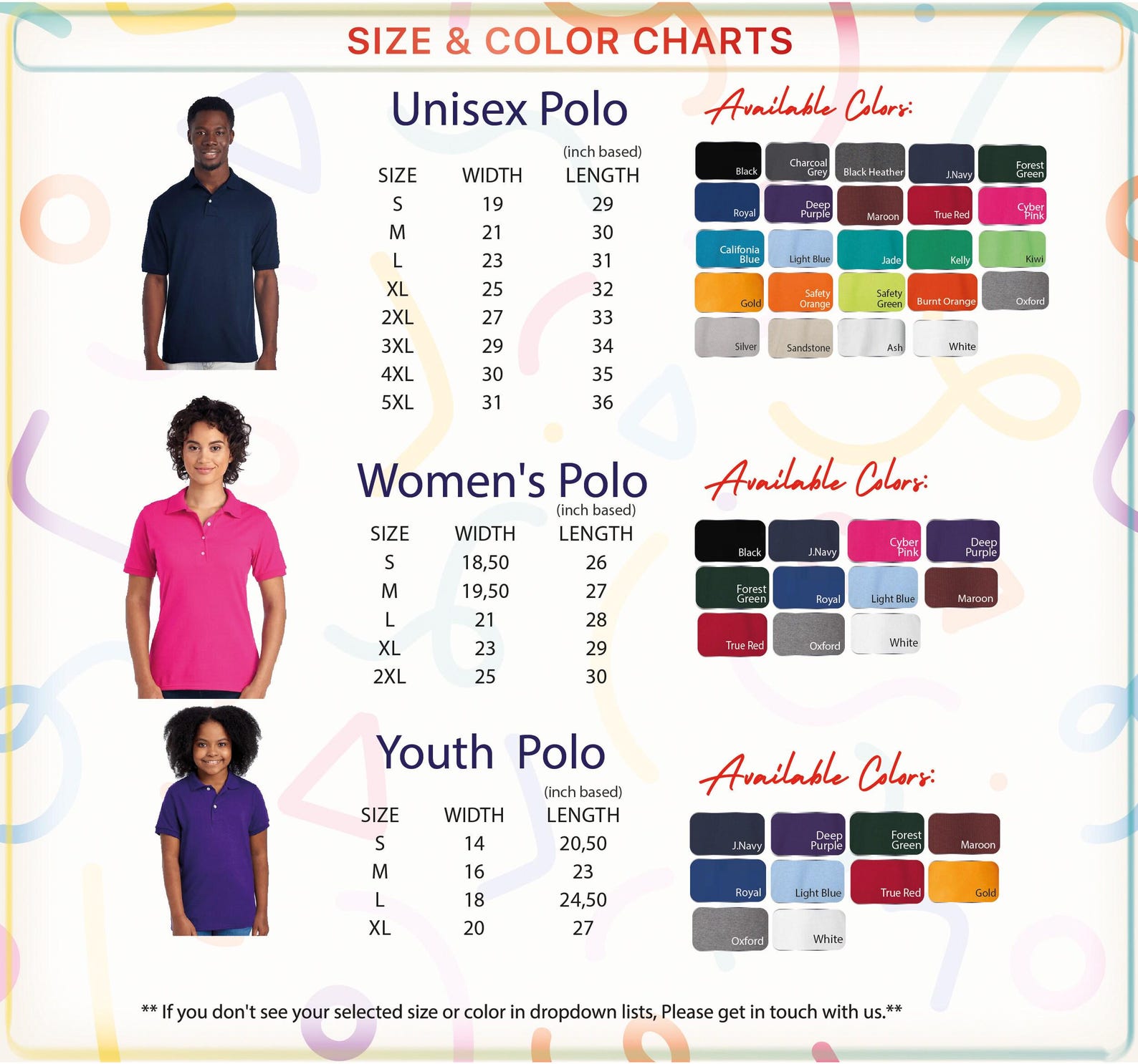 Jerzees Polo Shirt for Adults - "duck You" Embroidered Design - Funny ...