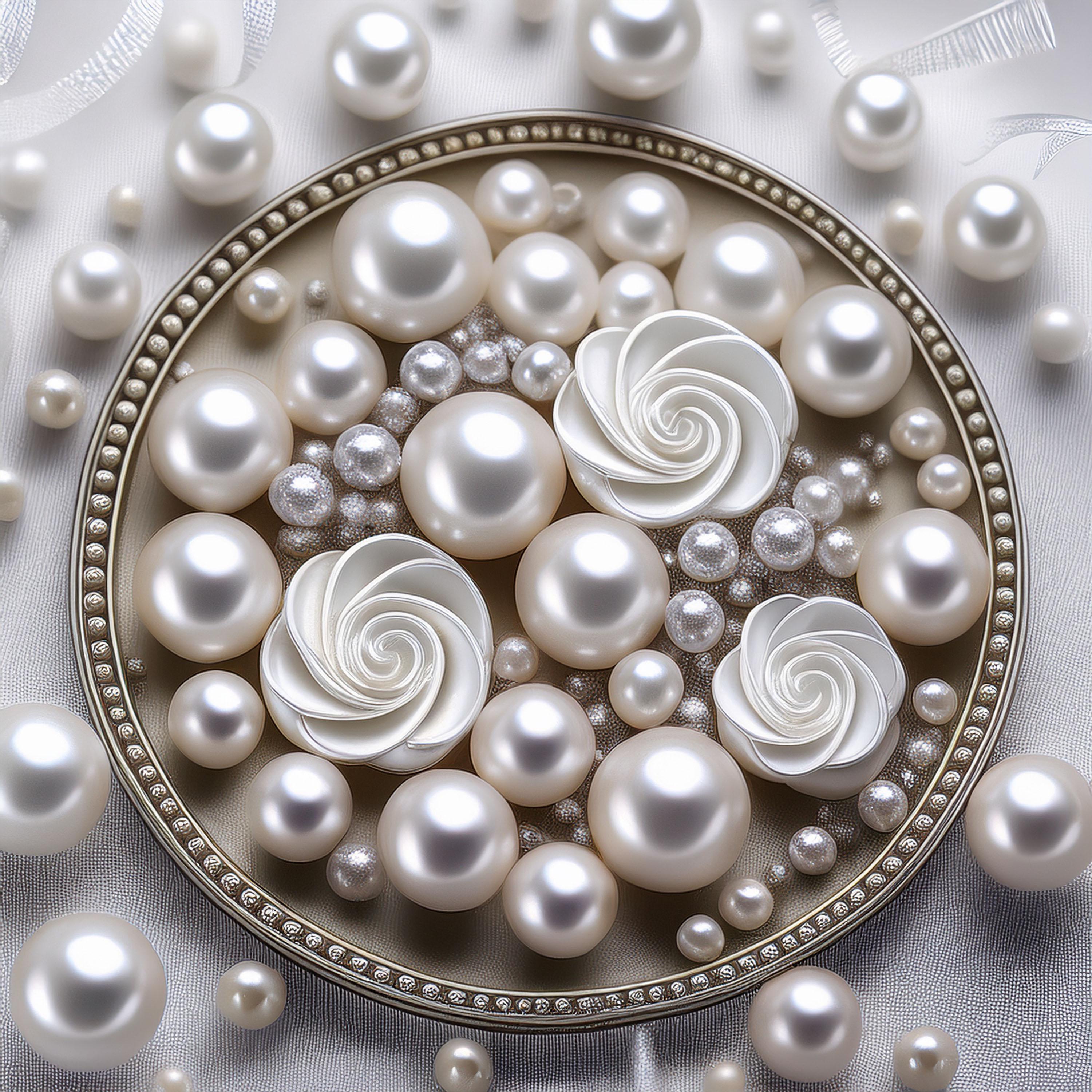 Pearl Wall Art Set of 4 - Etsy