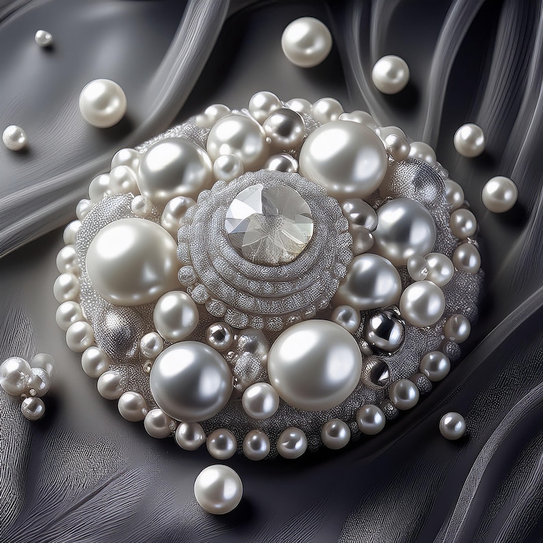Pearl Wall Art Set of 4 - Etsy