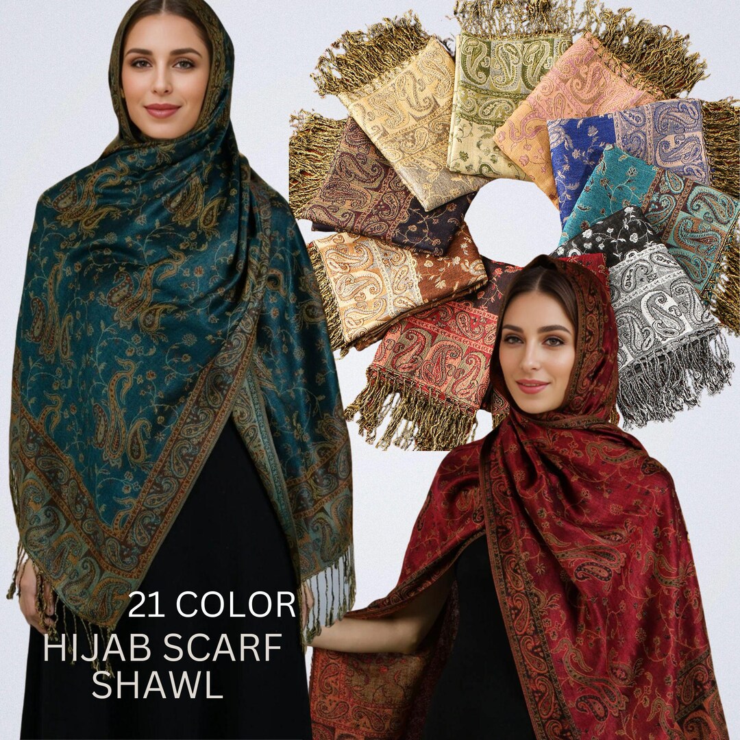 Cotton Scarf Muslim Hijab – Tarha Muslim Head Cover, Elegant Hijab ...