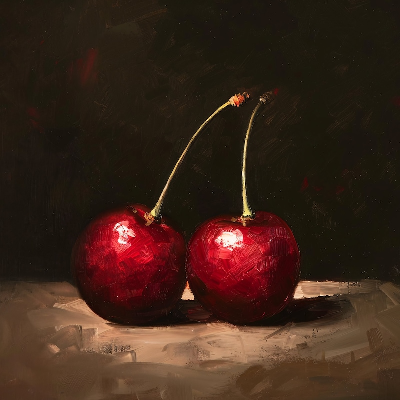 Cherry Painting - Etsy