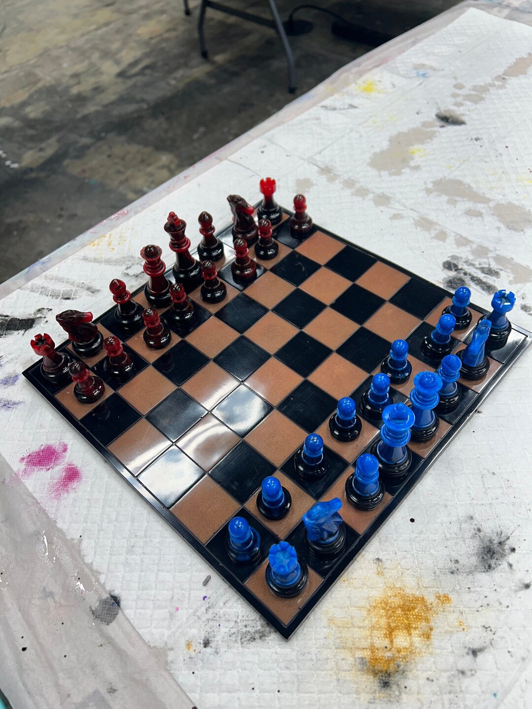 Customizable Chess Board. Checkers Board. Create Your Own Chess Board ...