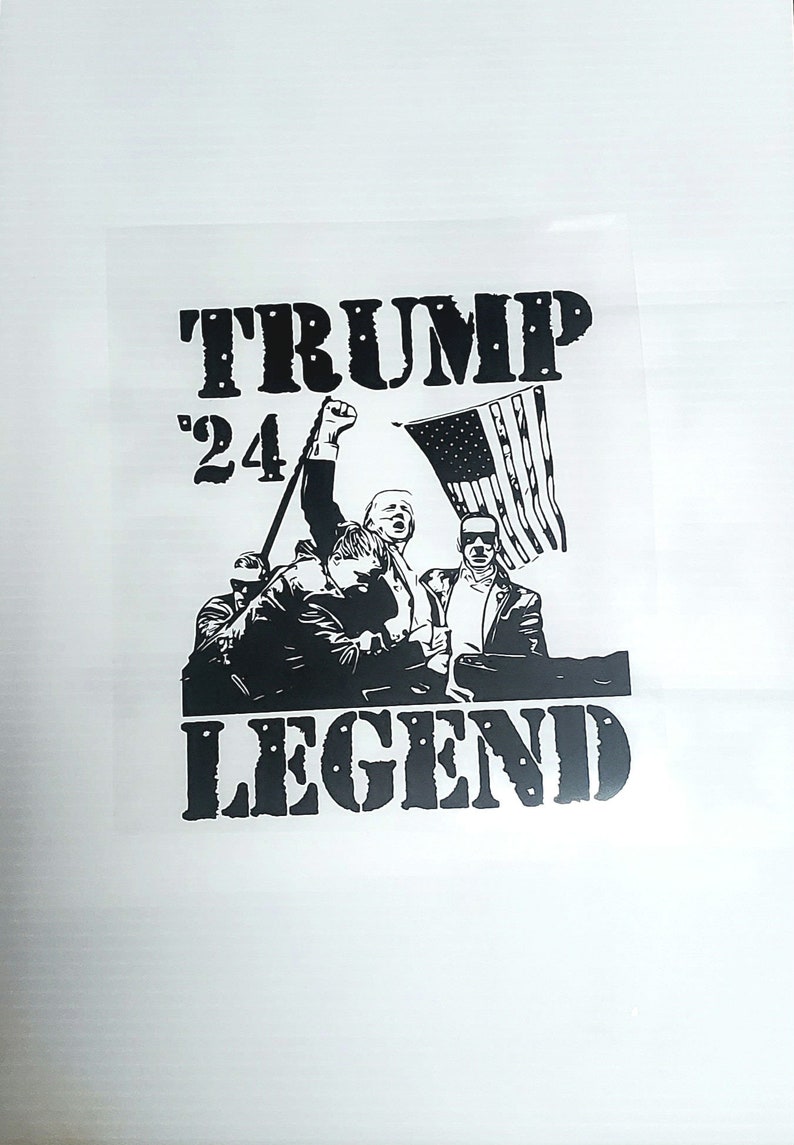 Trump 24 Legend Vinyl Decal - Etsy