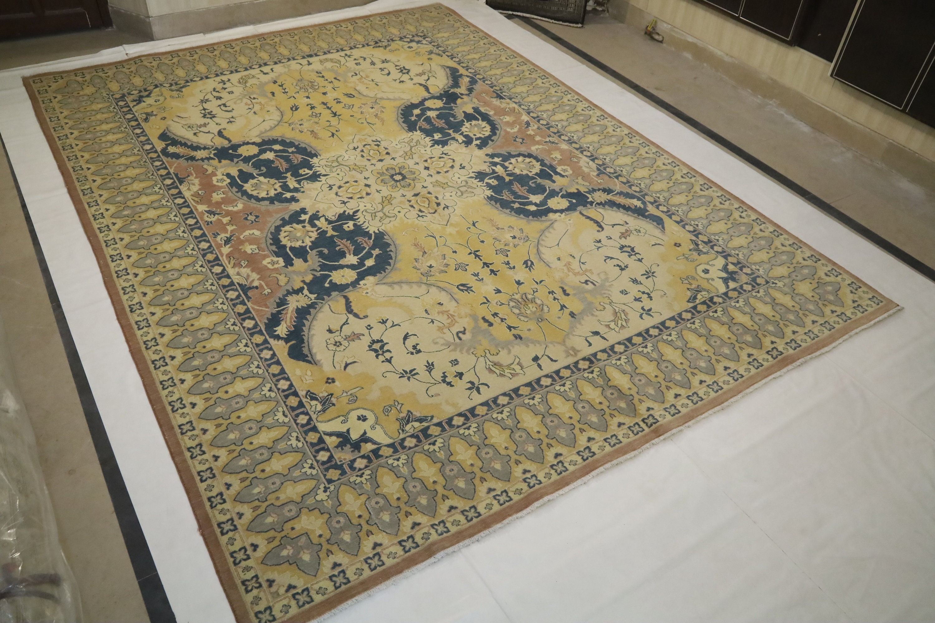 9x12 Ft Fine Quality Chobi Area Rug Afghan Hand Knotted Oriental ...