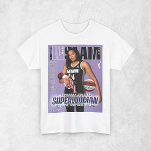 Napheesa Collier Shirt, Minnesota Lynx WNBA SLAM Cover T-shirt, Unisex ...