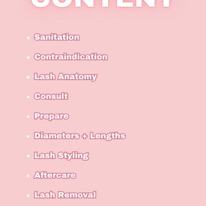 Eyelash Extension Training Instant Download - Etsy