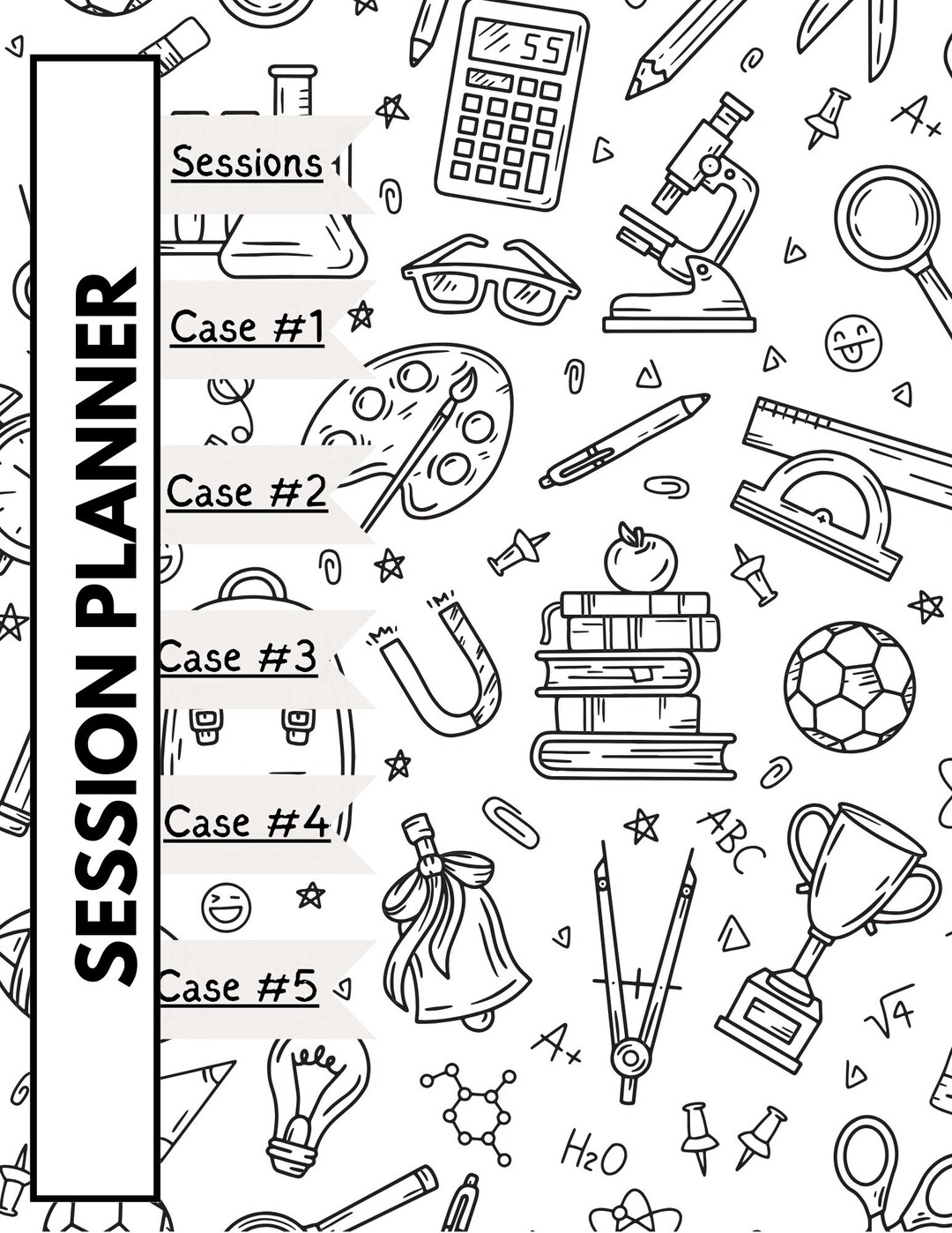 Caseload Summary Sheet | Printable ABA Therapy Organizer | RBT Case ...