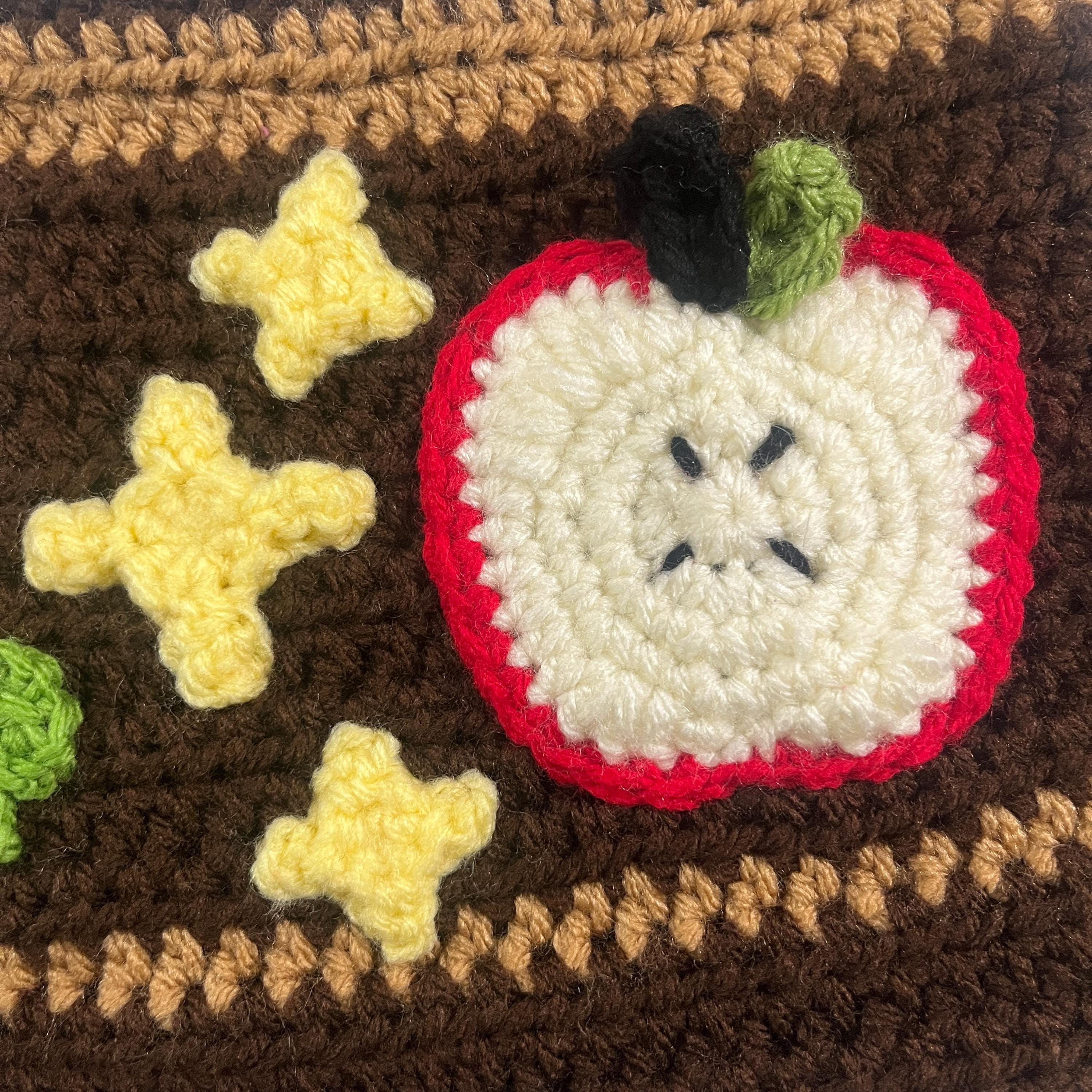 Crochet Apple Cat Ear Beanie Cute Handmade Hat and Accessories - Etsy