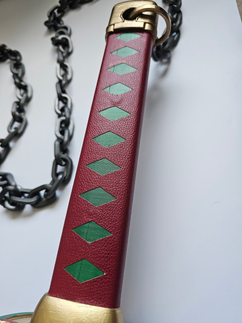 Tengen Swords Demon Slayer - Set of 2 + Chains Cosplay Prop - Etsy