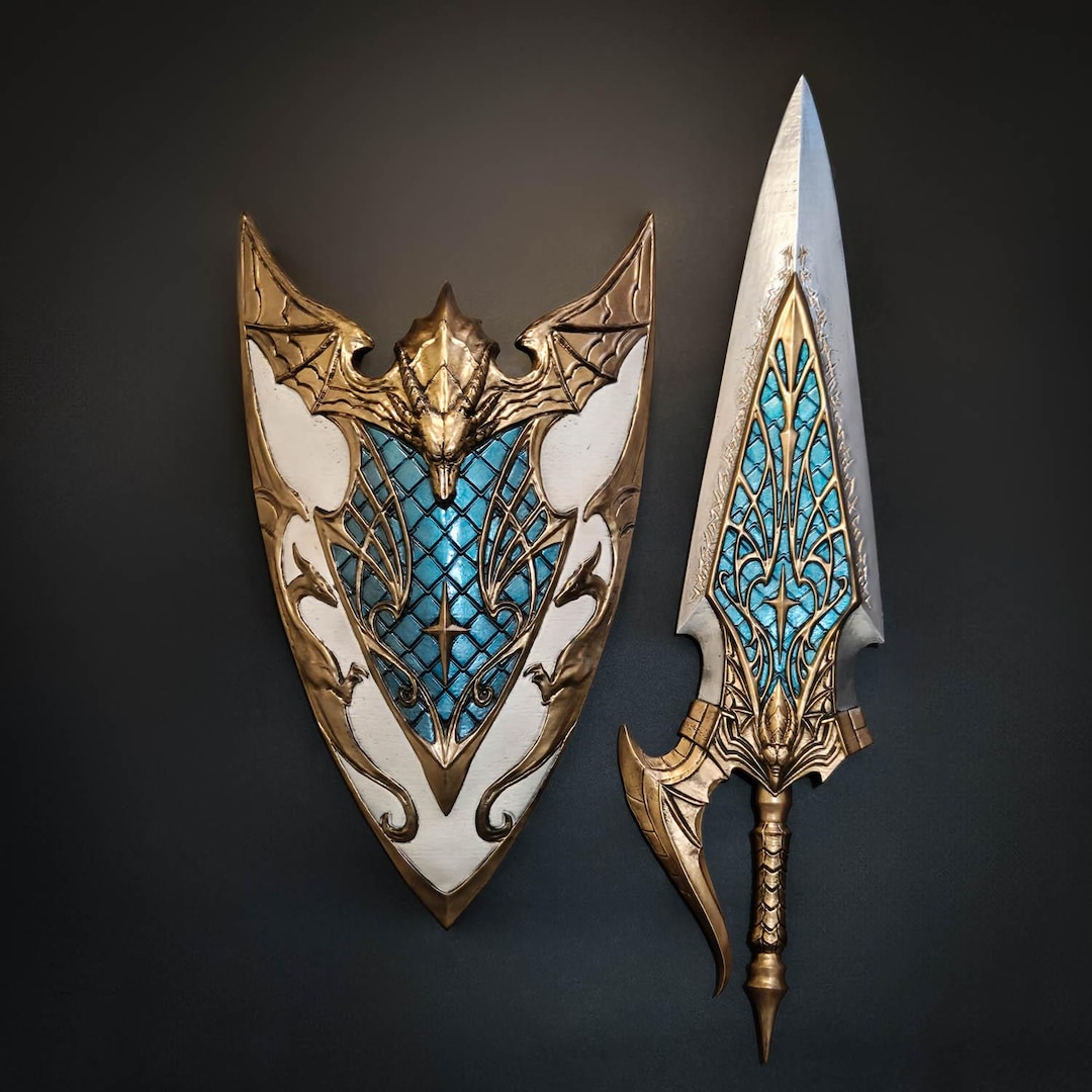 Monster Hunter Sword and Shield - Guild Palace Cosplay Prop - Etsy