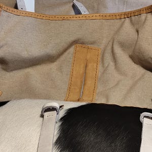 French Napoleonic Backpack for Historical Reenactment | Cow Hide | 18th ...