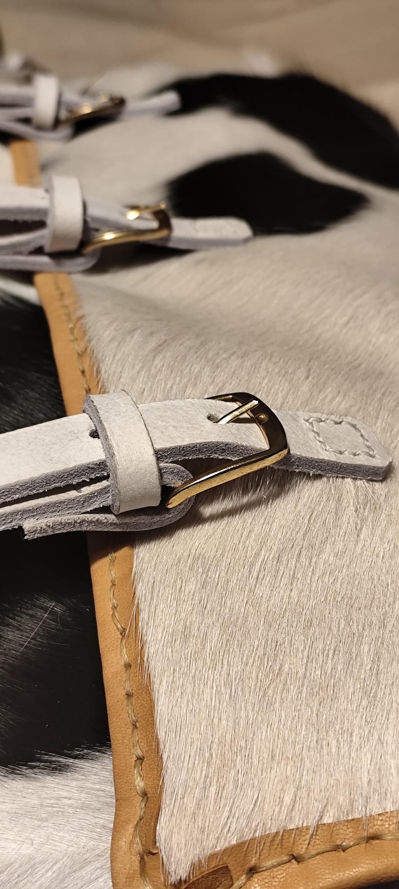 French Napoleonic Backpack for Historical Reenactment | Cow Hide | 18th ...