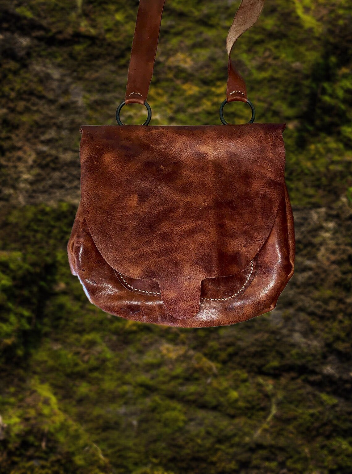 Handmade Leather Shooting Pouch | Frontier Reenactment Bag - Etsy