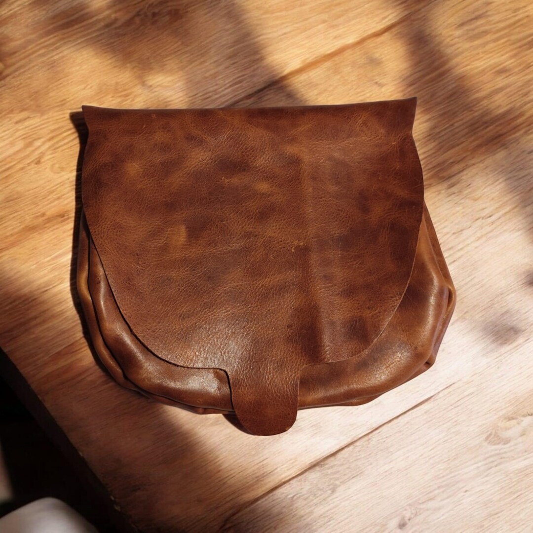 Handmade Leather Shooting Pouch | Frontier Reenactment Bag - Etsy