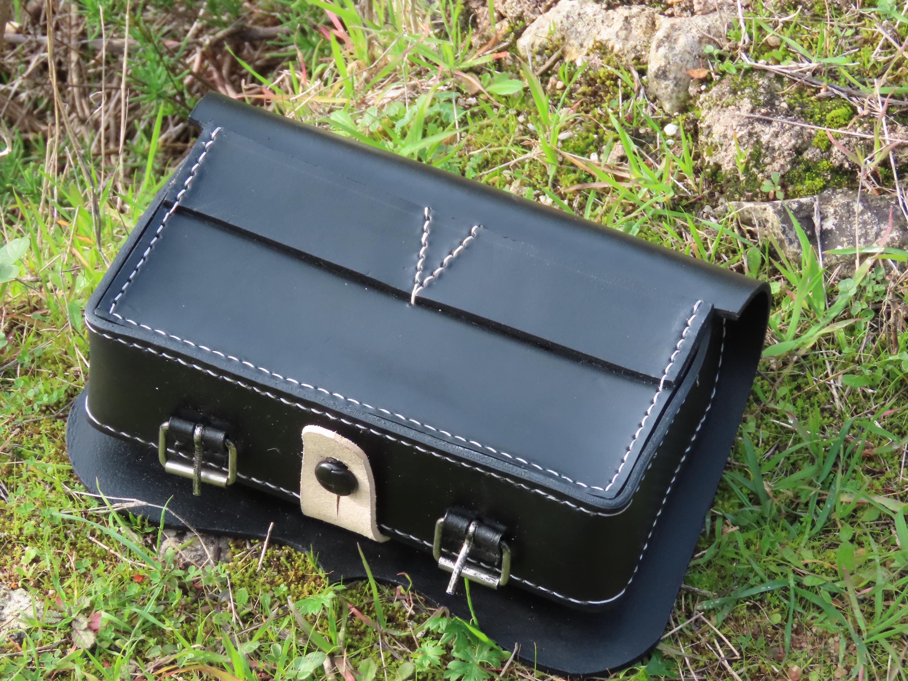 Handmade British Army Leather Cartridge Box & Sling | Late 18th and ...