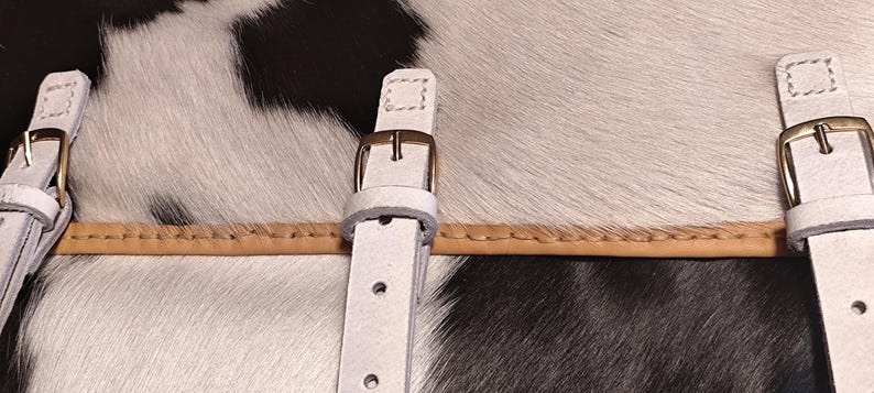 French Napoleonic Backpack for Historical Reenactment | Cow Hide | 18th ...