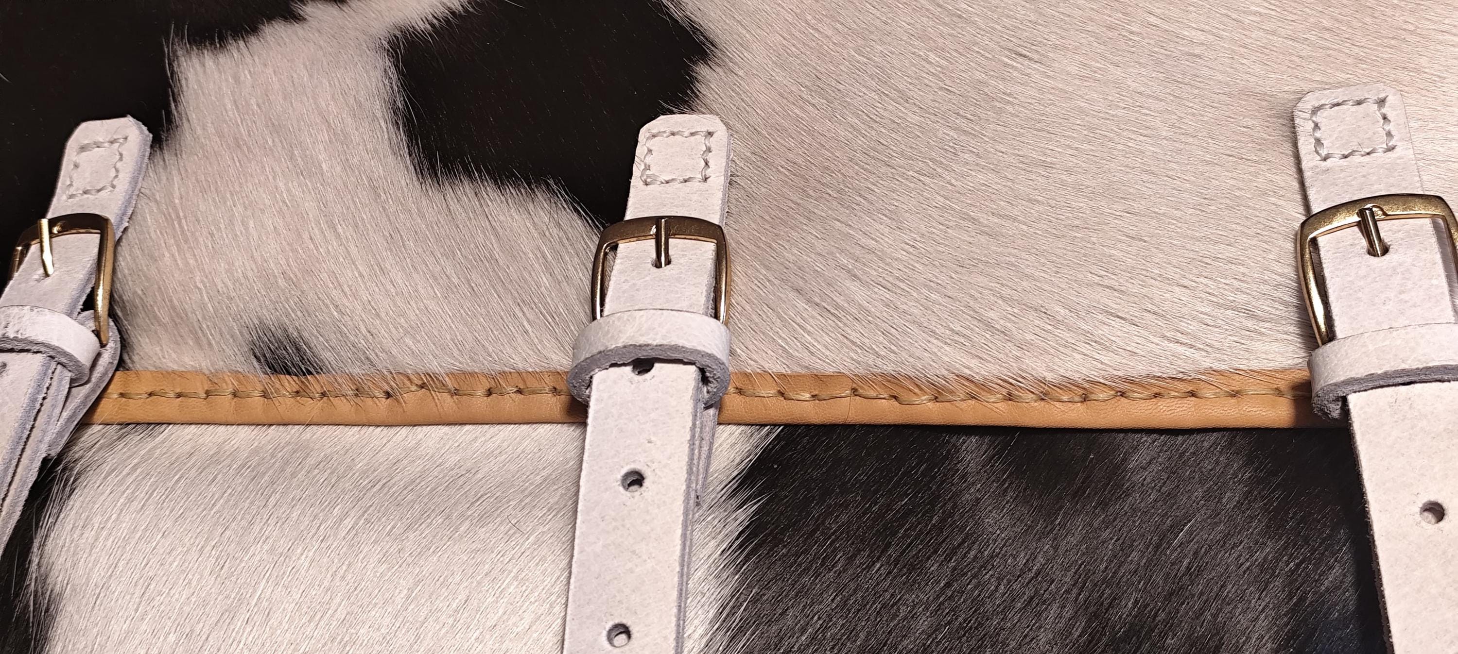 French Napoleonic Backpack for Historical Reenactment | Cow Hide | 18th ...